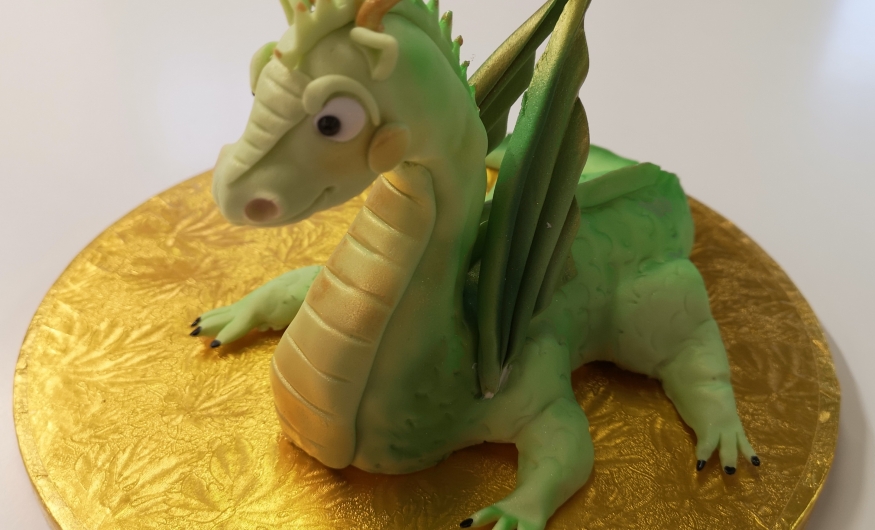 Modelled Dragon - Cake School